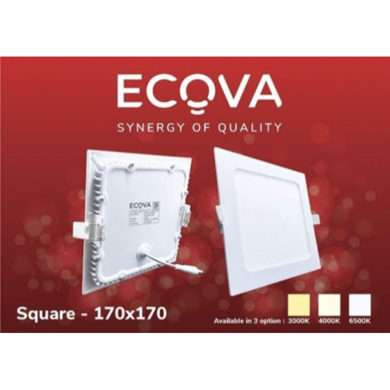 Jual Ecova Downlight Square LED | Shopee Indonesia