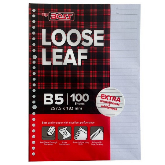 Jual Isi binder besar B5 isi 100 / loose leaf b5 100 ( 53 93 23 ...