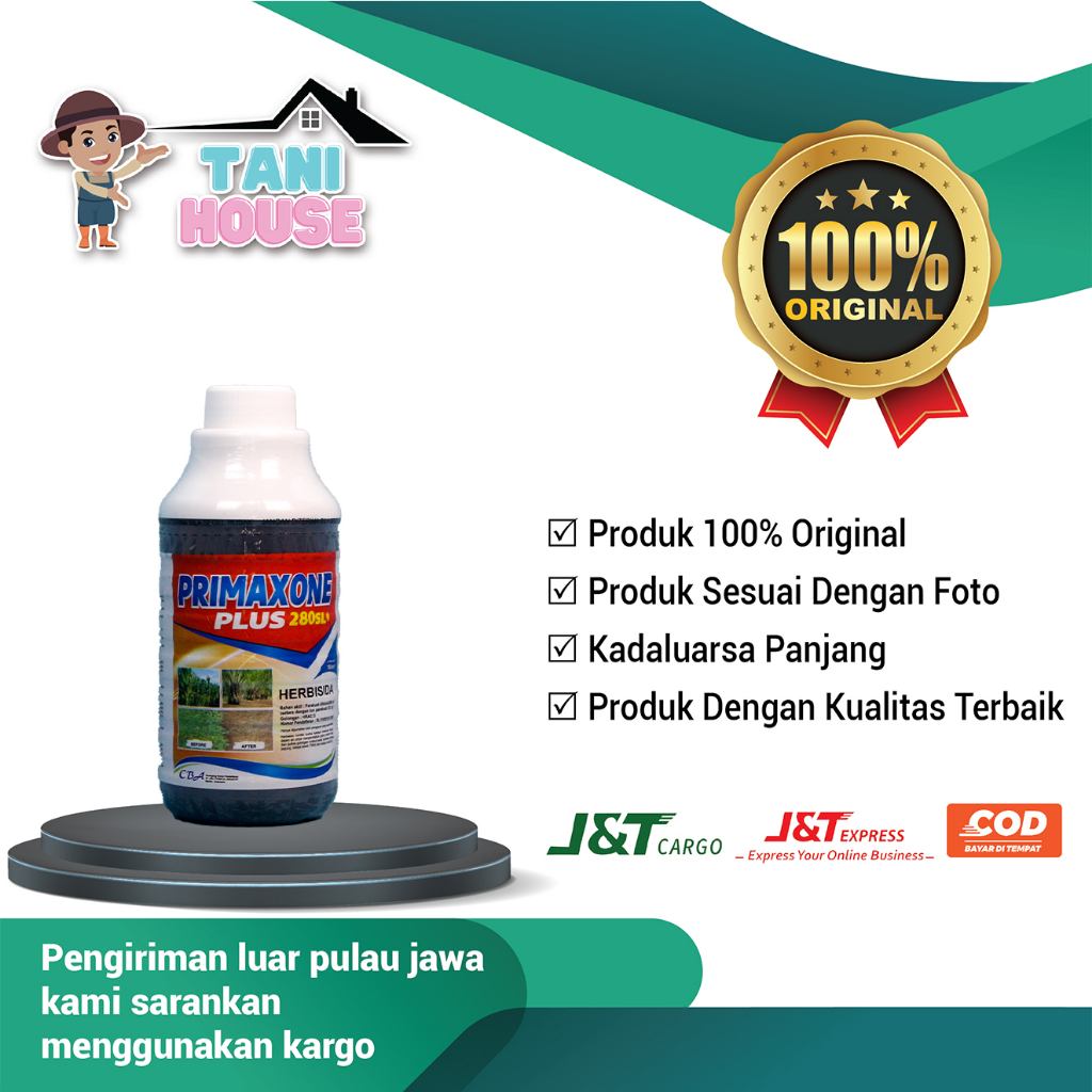 Jual Primaxone Plus 280 SL 1Liter Herbisida Kontak Pembasmi Rumput dan ...