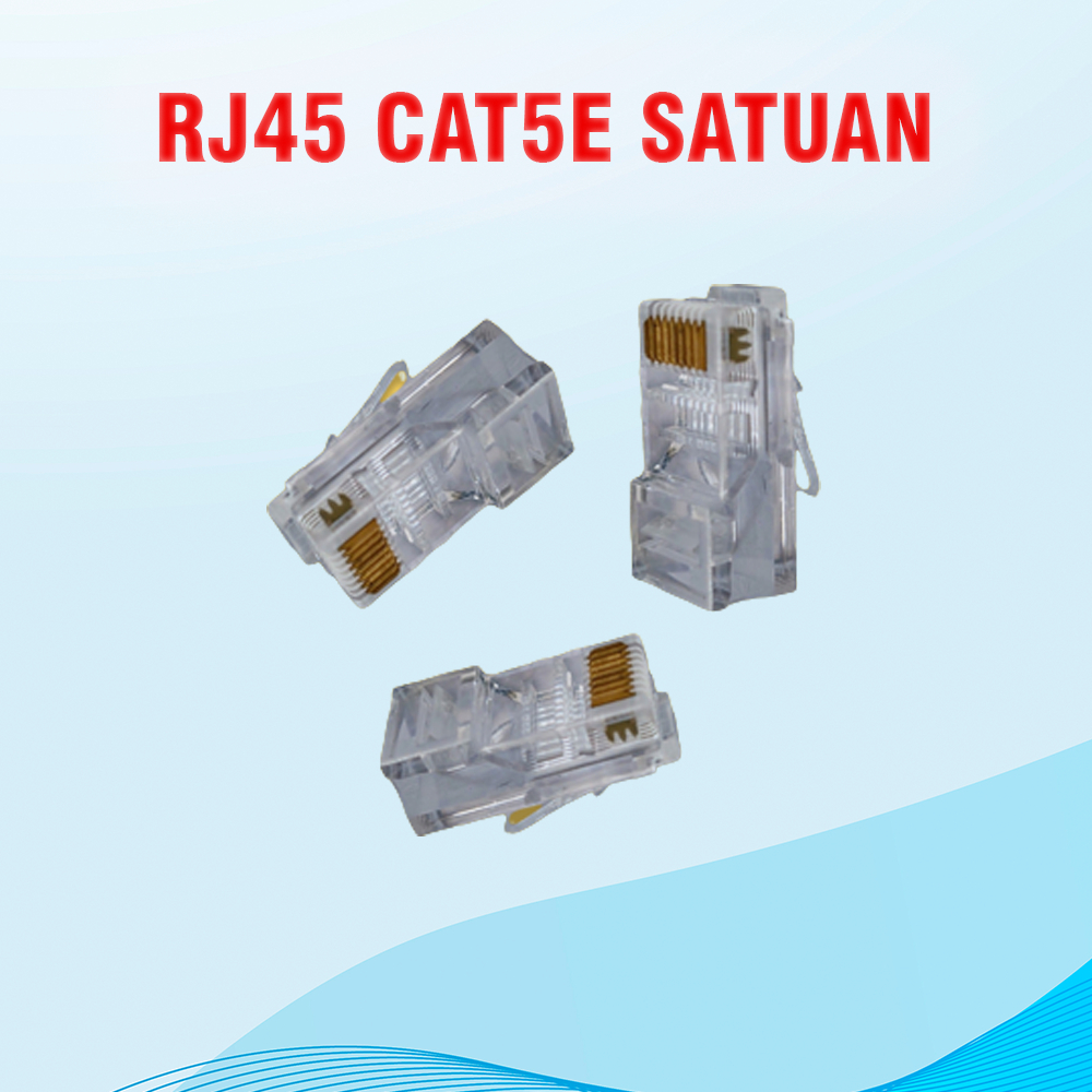 Jual Konektor UTP Cat 5e RJ45 untuk Koneksi Handal | Shopee Indonesia