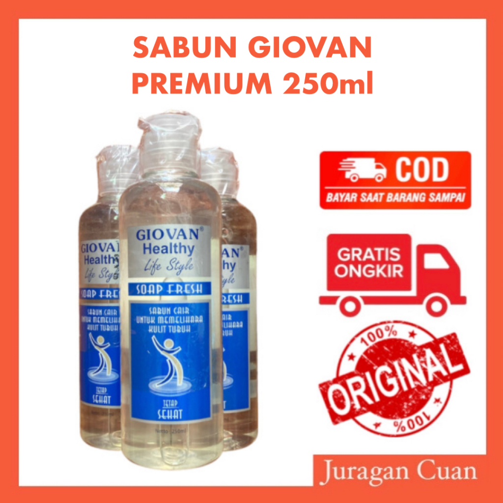 Jual SABUN GIOVAN PREMIUM 250 mL SOAP FRESH / SABUN GATAL-GATAL / BIANG ...