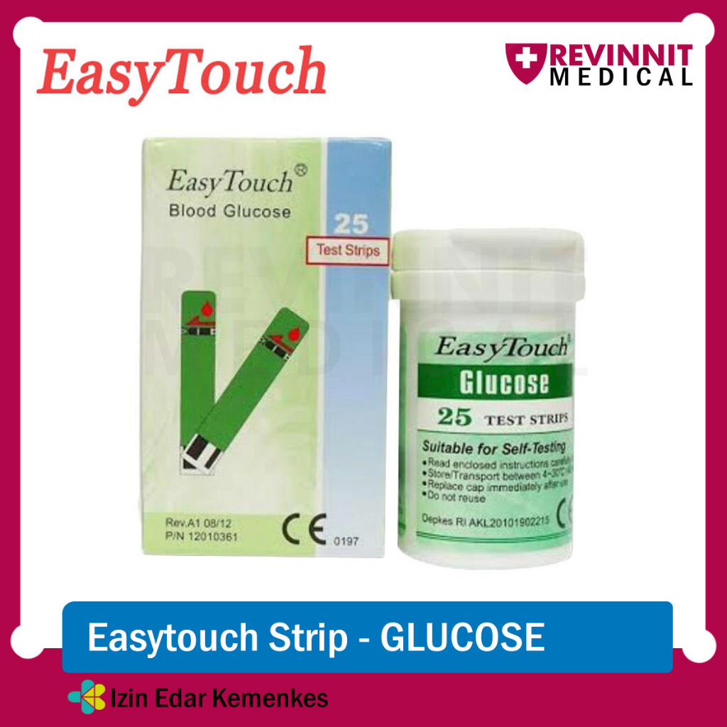 Jual Strip Easy Touch Gula Darah/ Easytouch Glucose / Strip Easy Touch ...