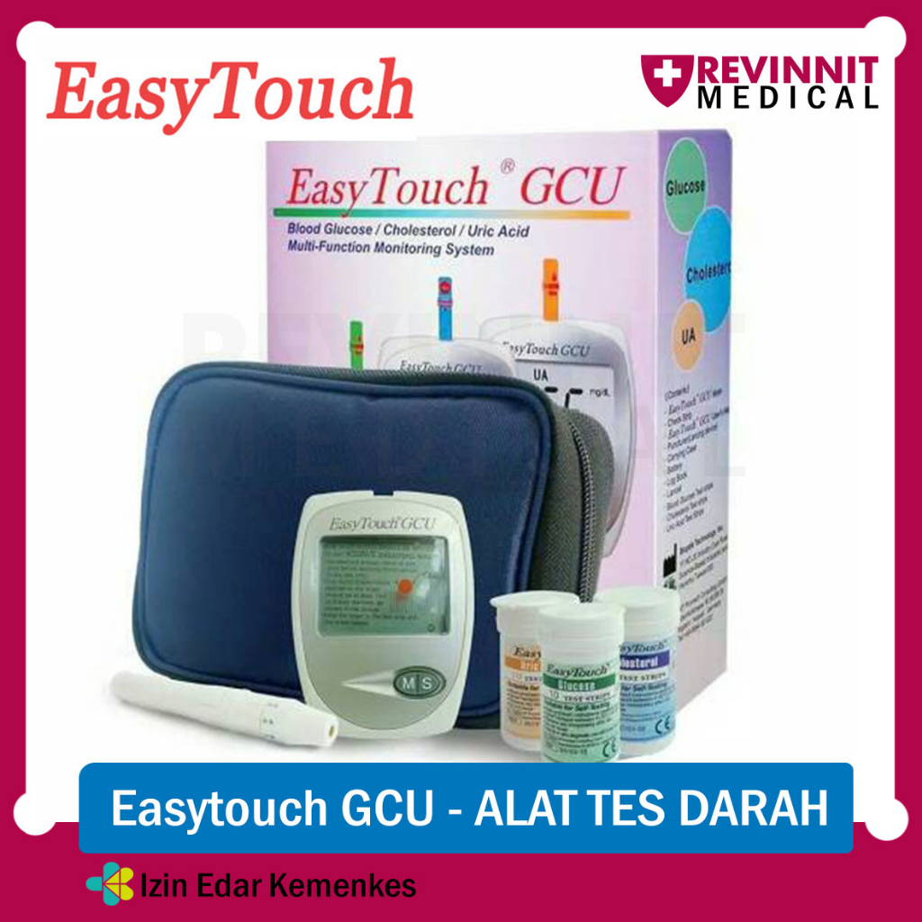 Jual Alat Tes Darah Easy Touch GCU 3in1 / Gula Kolesterol Asam Urat ...