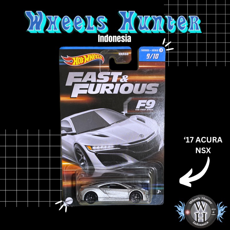 Jual HOTWHEELS FNF “FAST & FURIOUS WAVE 3” HONDA ACURA NSX | Shopee ...