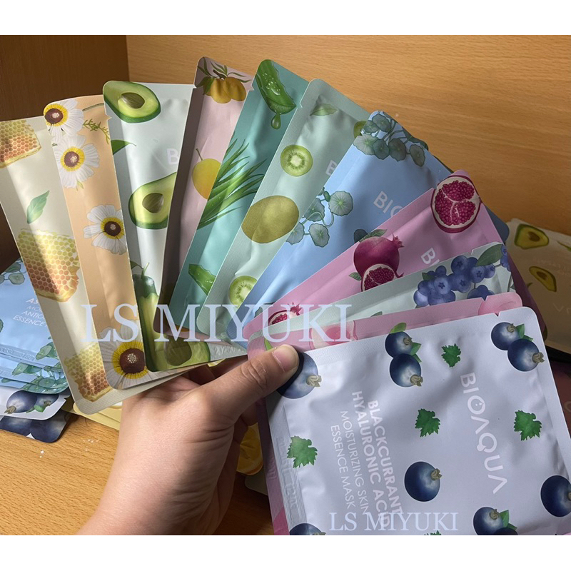 Jual BiAQUA SHeet mask Brightening Moisturizing skin care Hydrating ...