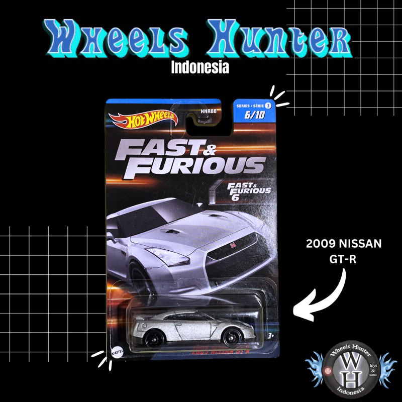 Jual HOTWHEELS FNF “FAST & FURIOUS WAVE 3” 2009 NISSAN GT-R | Shopee ...