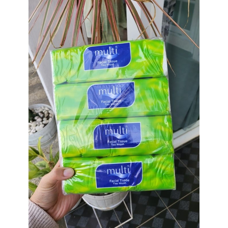 Jual (1 SLOP isi 4 pcs) Tissue Facial lembut MULTI 160s | Shopee Indonesia