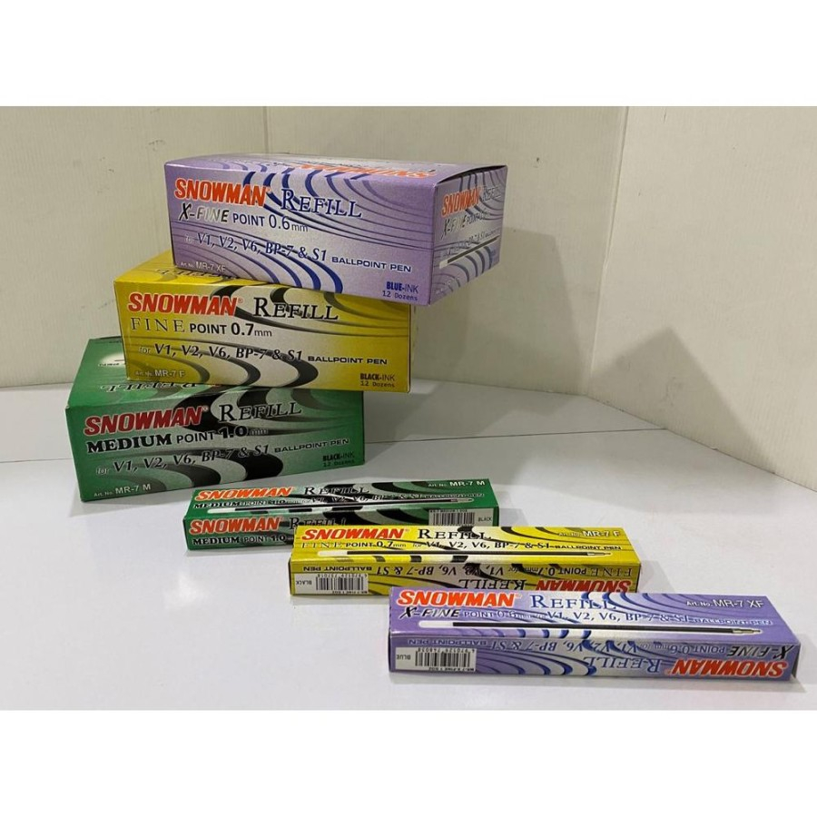 Jual ISI PULPEN SNOWMAN V1 HARGA PER 1 LUSIN ISI 12 PCS | Shopee Indonesia