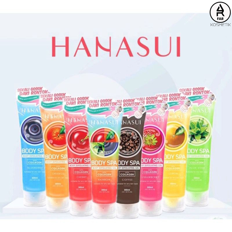 Jual HANASUI Body Spa Exfoliating Gel 300ml - Gel Pembersih Perontok Daki Tubuh Badan | Shopee ...