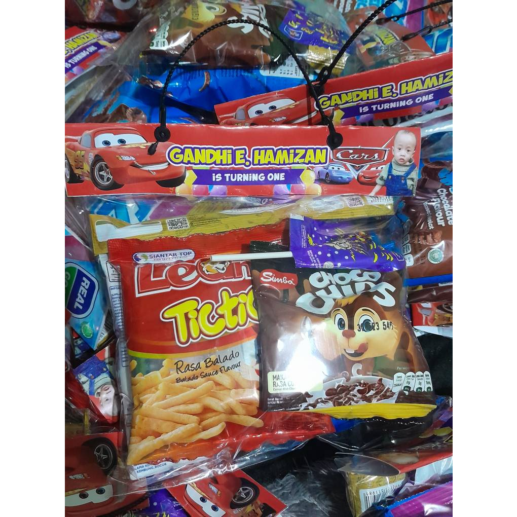 Jual Plastik Snack Ulang Tahun Custom (Free Desain nama dan foto ...