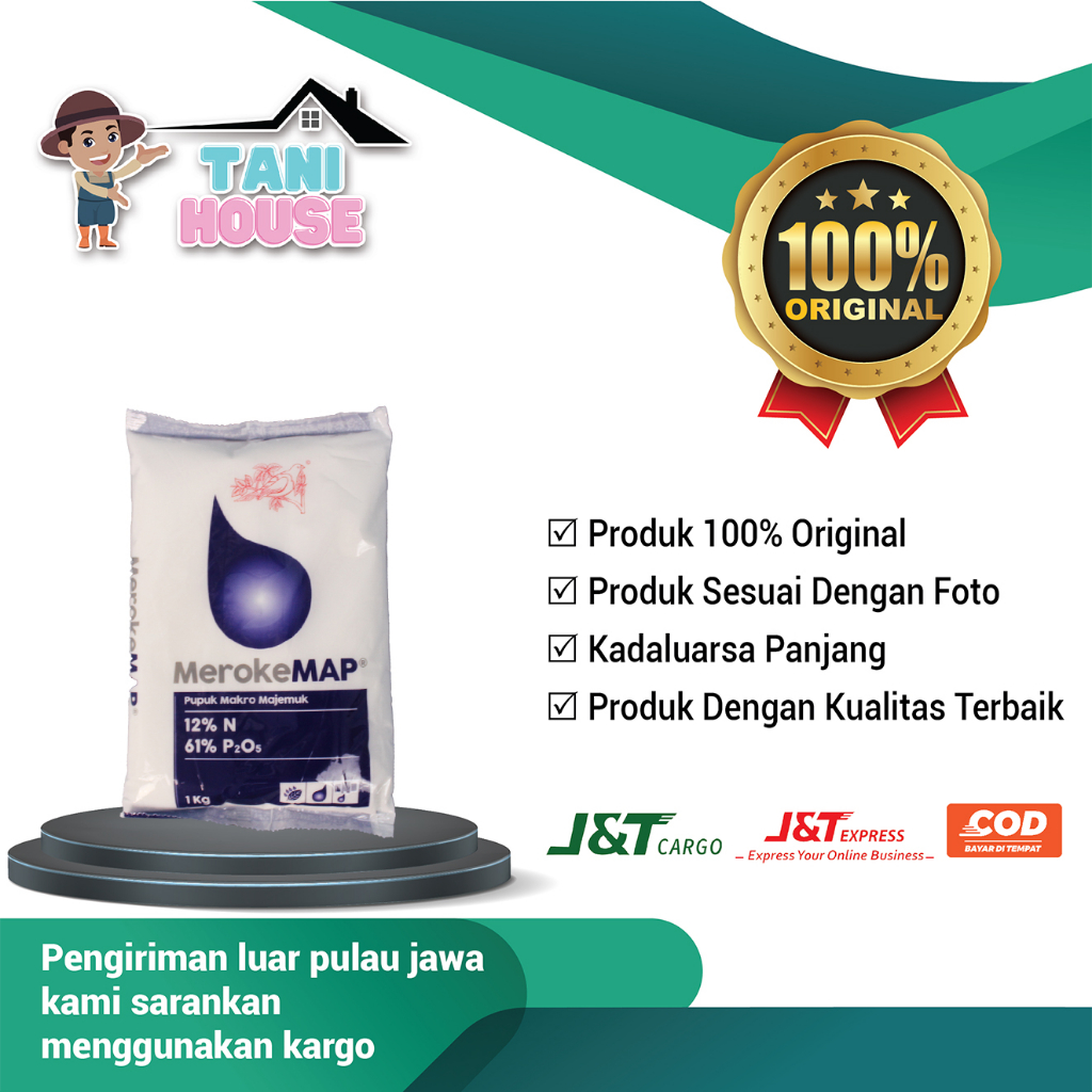 Jual Pupuk Meroke MAP 1KG Kemasan Pabrik Hidroponik Mono Amonium ...