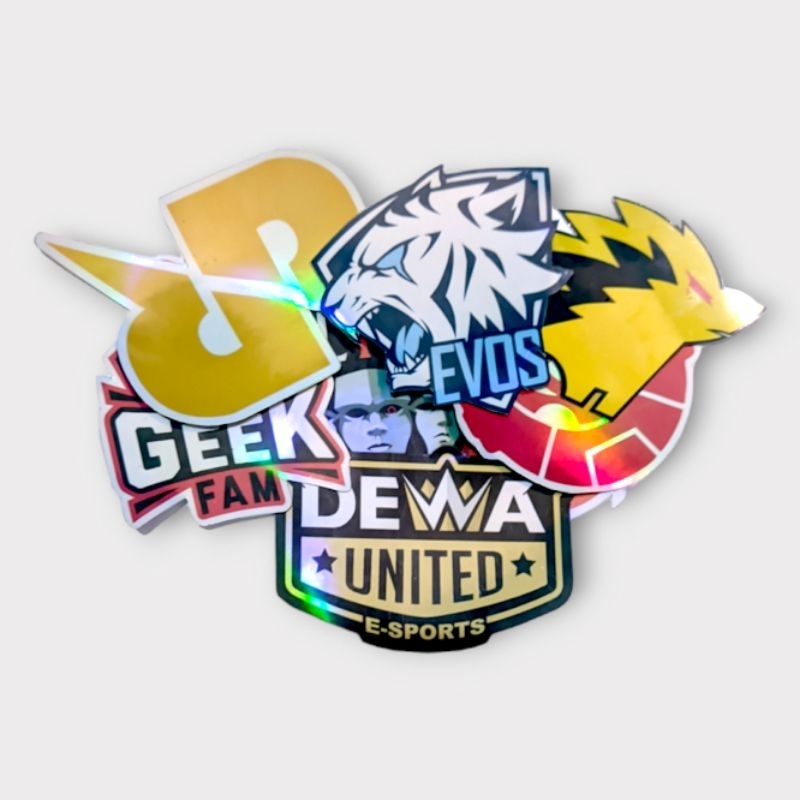 Jual Stiker Tim Mpl Hologram, Stiker Logo Tim Mobile Legend Hologram ...