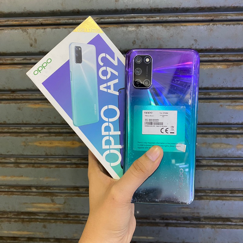 Jual Oppo A92 8/128gb second bekas pakai normal original | Shopee Indonesia
