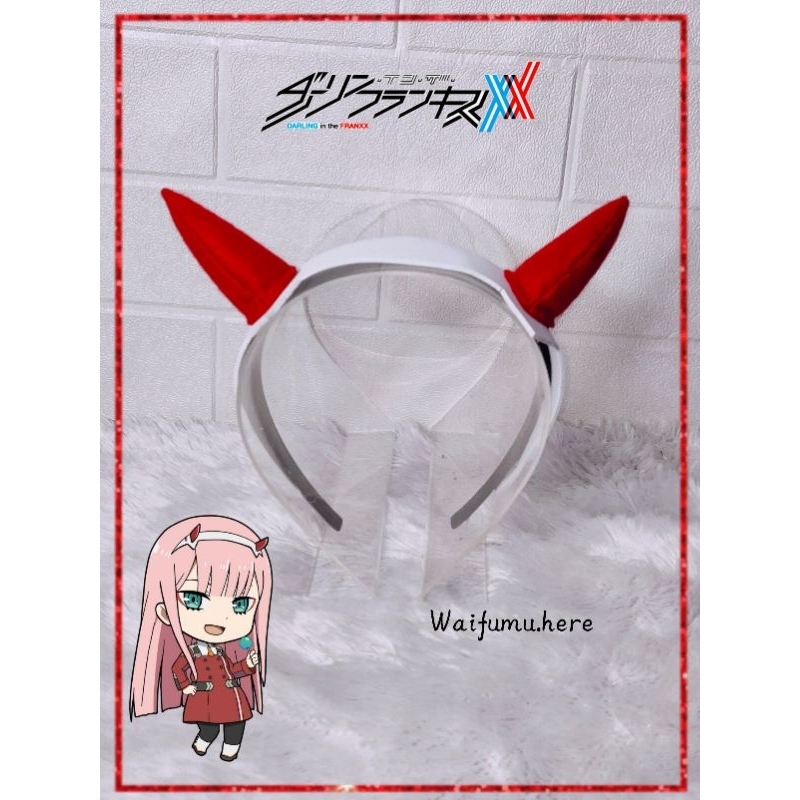 Jual Bando Headband Zero Two Anime Darling In The Franxx | Shopee Indonesia