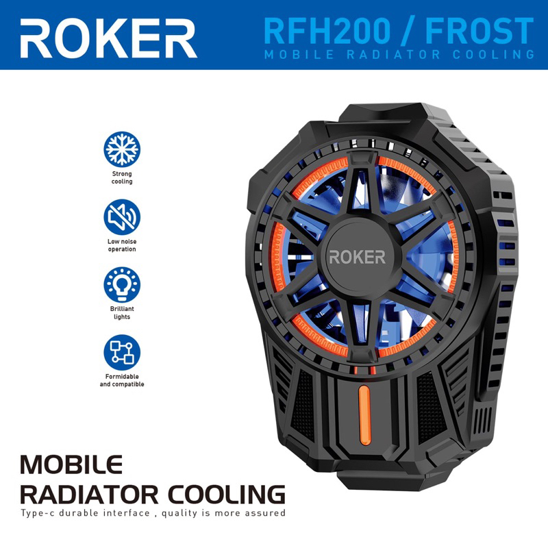 Jual Pendingin Hp ROKER Frost RFH200 / Pendingin Hp Radiator Gaming ...
