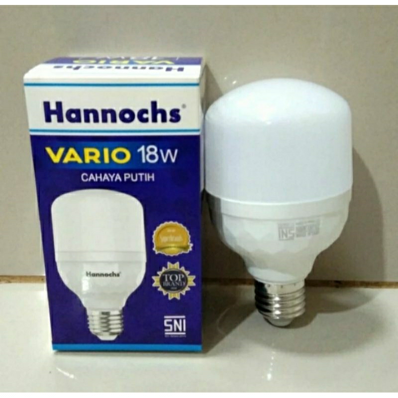Jual lampu led hannochs vario 18 watt cahaya putih | Shopee Indonesia