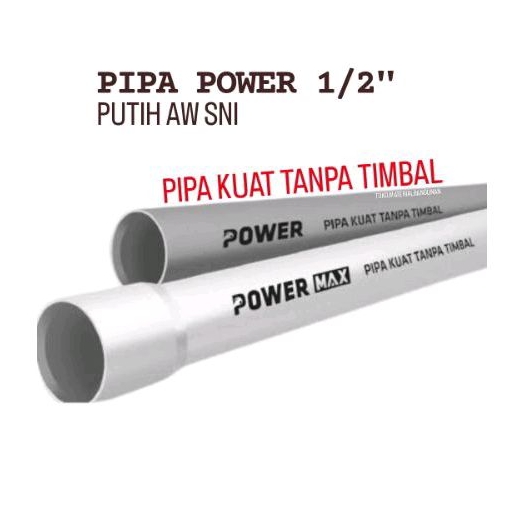 Jual PIPA POWER 1/2" AW TEBAL POTONGAN | Shopee Indonesia
