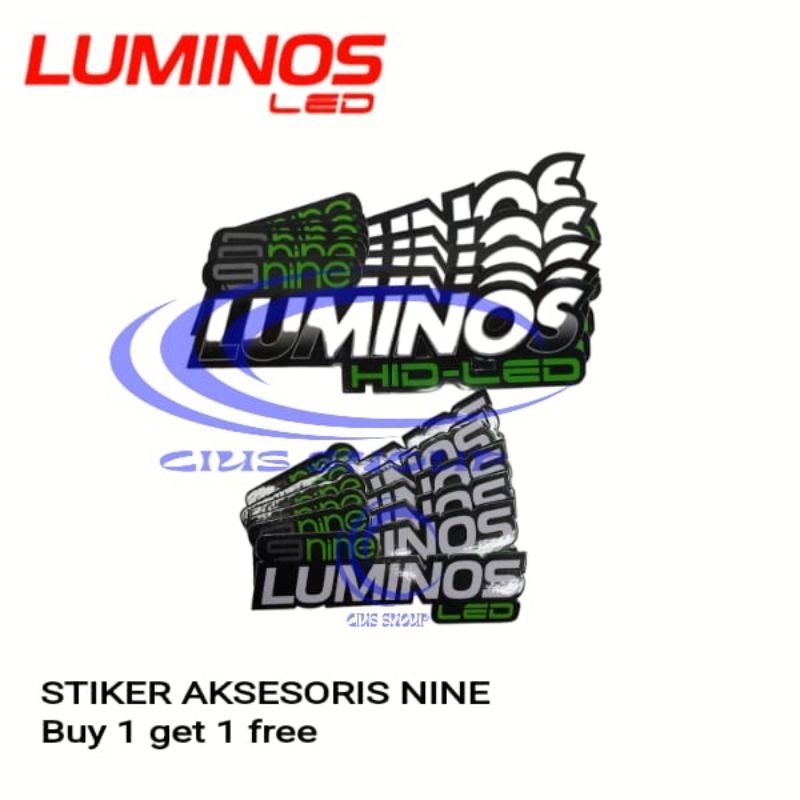 Jual STIKER LUMINOS LED NINE ORIGINAL AKSESORIS | Shopee Indonesia