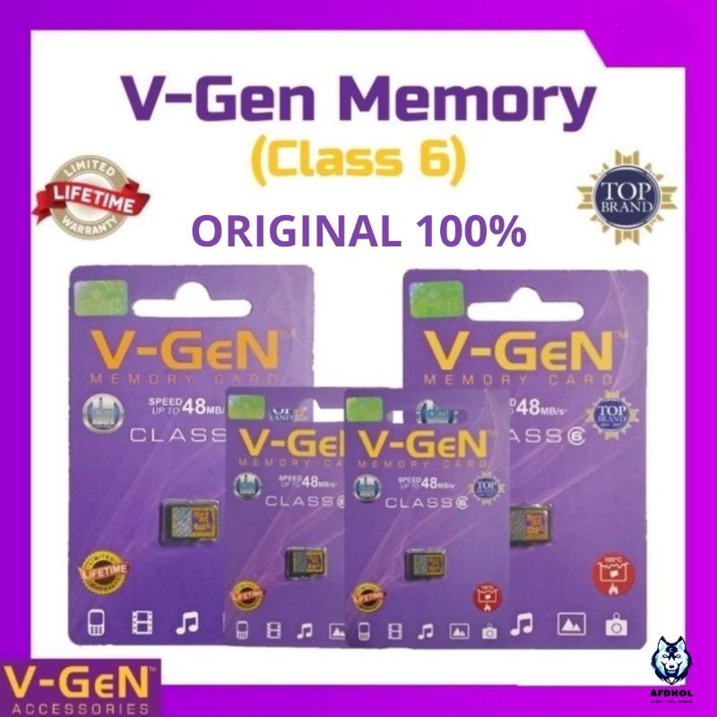 Jual V-GEN MICRO SD 32GB 16GB 8GB 4GB MEMORY CARD VGEN MICROSD MMC ...