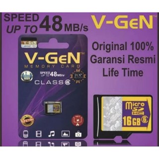 Jual V-GEN MICRO SD 32GB 16GB 8GB 4GB MEMORY CARD VGEN MICROSD MMC ...