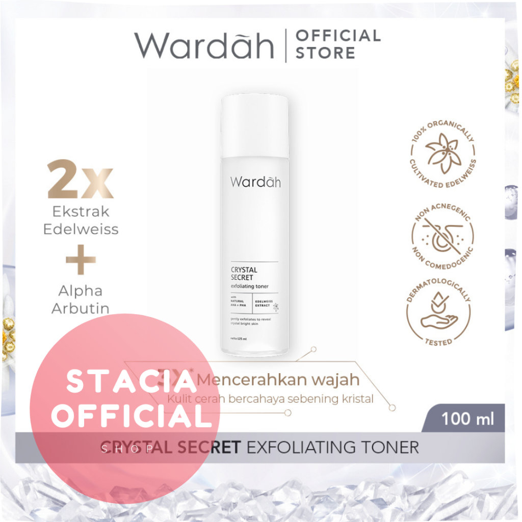 Jual WARDAH Crystal Secret Exfoliating Toner | White Secret Exfoliating ...