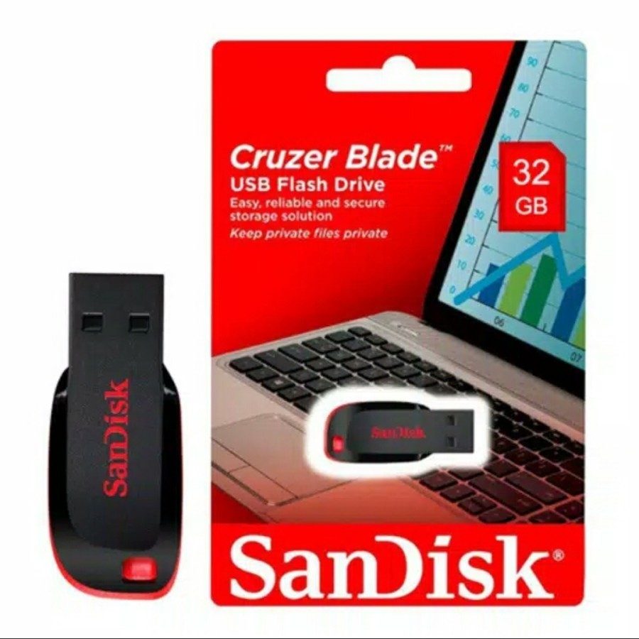 Jual Flashdisk Sandisk Cruzer Blade 32GB Original | Shopee Indonesia