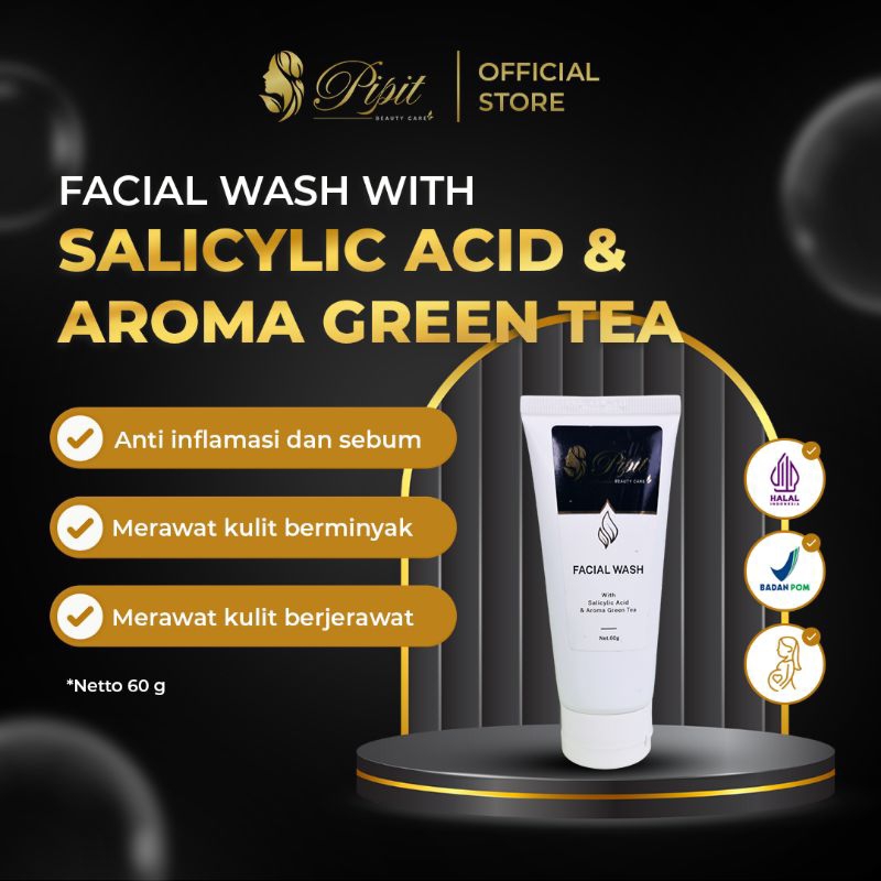 Jual Pipit Beauty Care - Facial Wash ( with salicylic acid & aroma ...