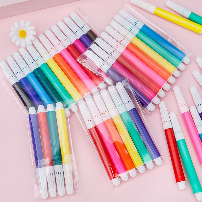 Jual Spidol warna mini kecil set / cat warna / kelir anak / spidol ...