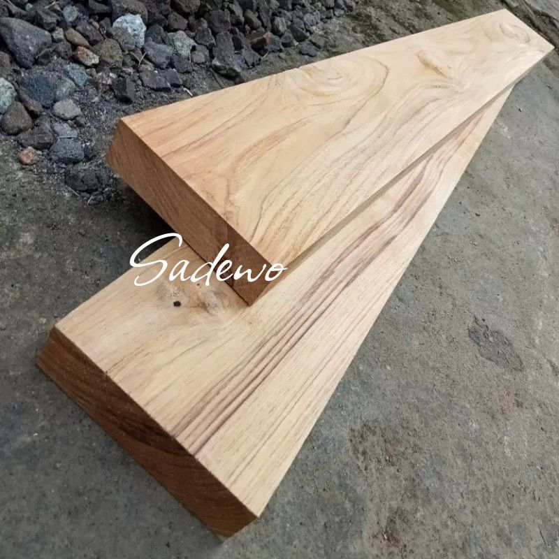 Jual Papan kayu jati full tua 100 x 8 x tebal 3 cm sudah halus | Shopee ...