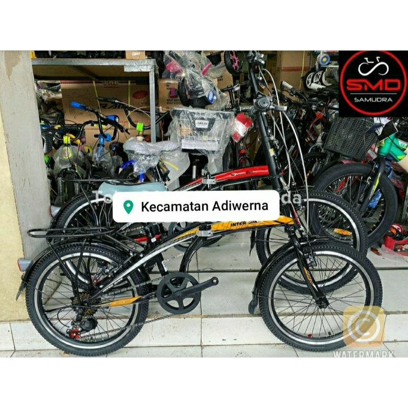 Jual SEPEDA LIPAT UK 20" INCH INTERBIKE.UNIT BARU ORIGINAL. | Shopee ...