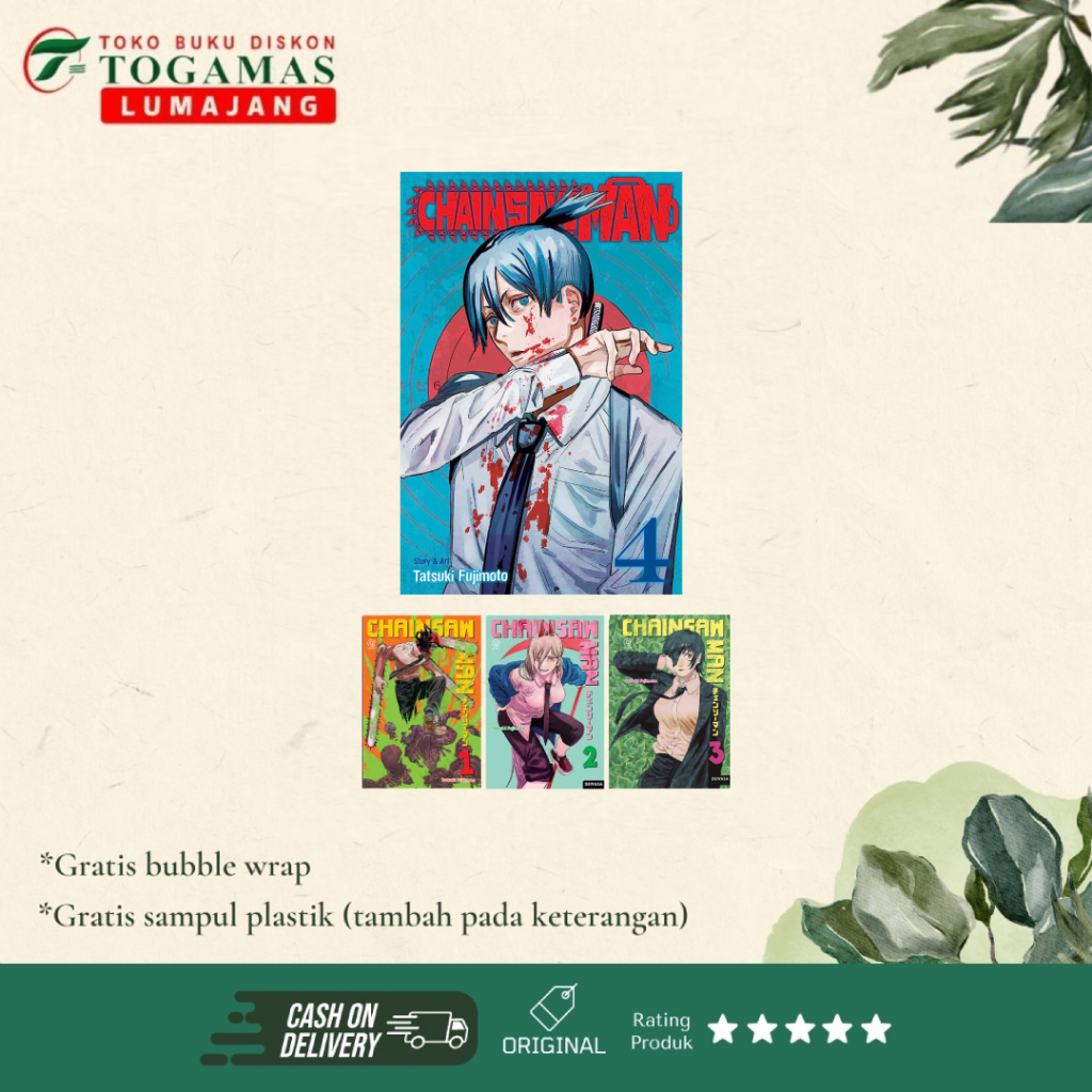 Jual Ready Komik Chainsaw Man - Tatsuki Fujimoto | Shopee Indonesia