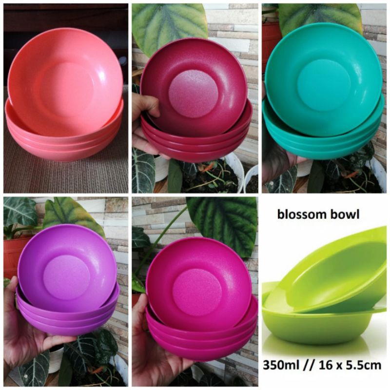 Jual Bowl tupperware / ideal bowl tupperware / blossom bowl tupperware ...