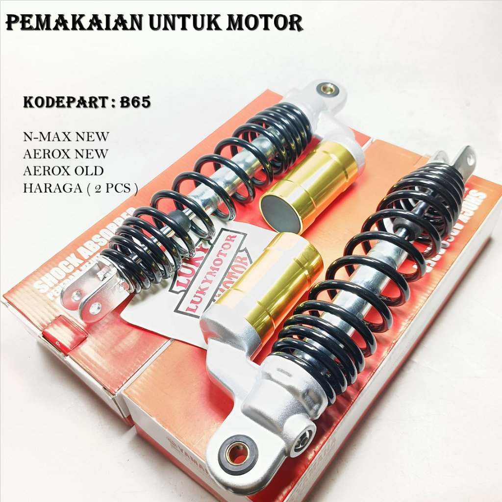 Jual SHOK BELAKANG TABUNG UKURAN 305 MM YAMAHA NMAX NEW , NEW NMAX 155 CC , AEROX 155 CC ...