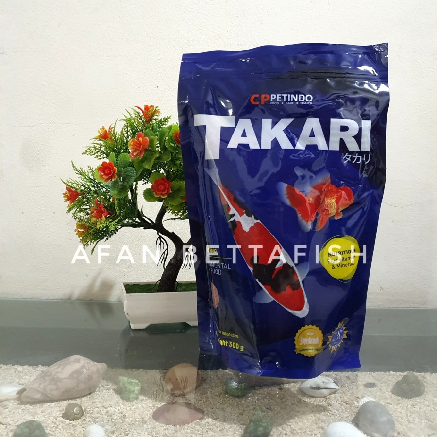 Jual Takari Mix Fish Food 5mm 500gr/ Pakan Ikan Hias Takari Mix 500 gr ...