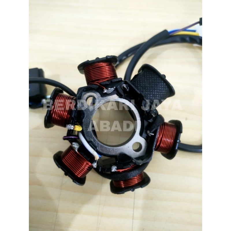 Jual SPULL SPUL ASSY STATOR COMP STATOR ASSY SUPRA REVO LAMA OLD SUPRA X 31120-KEV-881 | Shopee ...