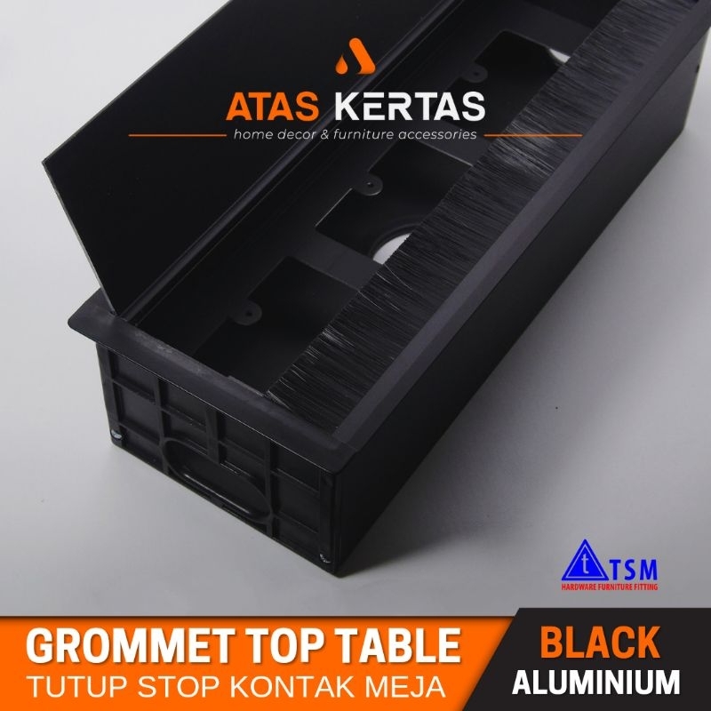 Jual Box gromet stop kontak meja / pengaman stop kontak meja / tutup ...
