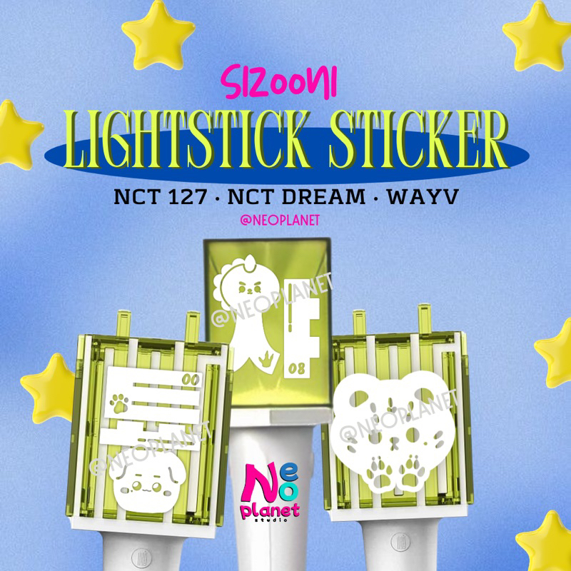 Jual [neoplanet] (READY STOCK) SIZOONI STICKER LIGHTSTICK NCT 127 DREAM ...