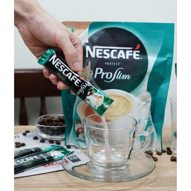 Jual Nescafe Pro Slim Certified Halal Thailand (Small dan Big) | Shopee ...