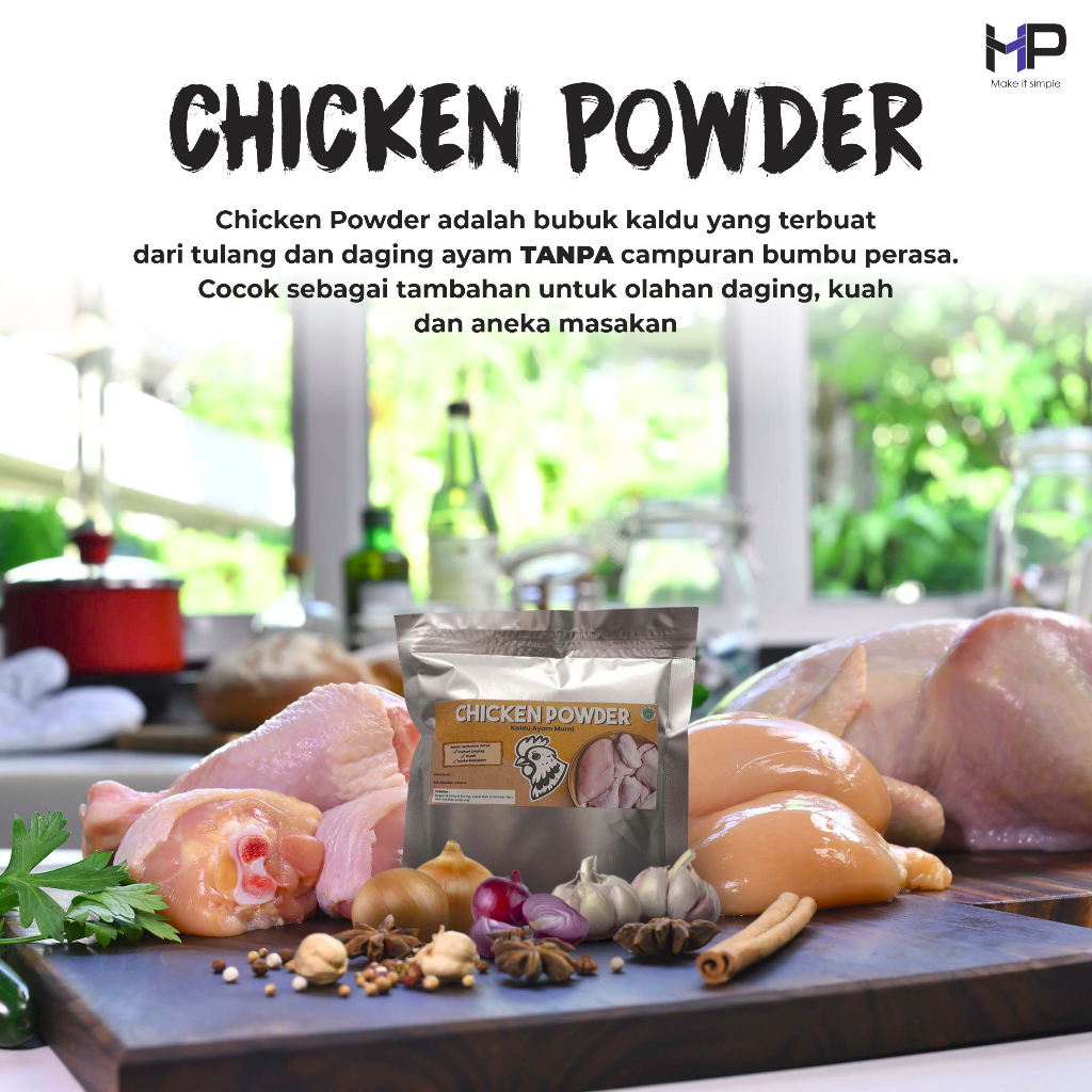 Jual Chicken Powder 1kg / Chicken Broth / Perasa Ayam / Kaldu Ayam ...