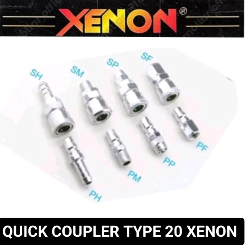 Jual Xenon quick coupler TYPE 20 best quality | Shopee Indonesia