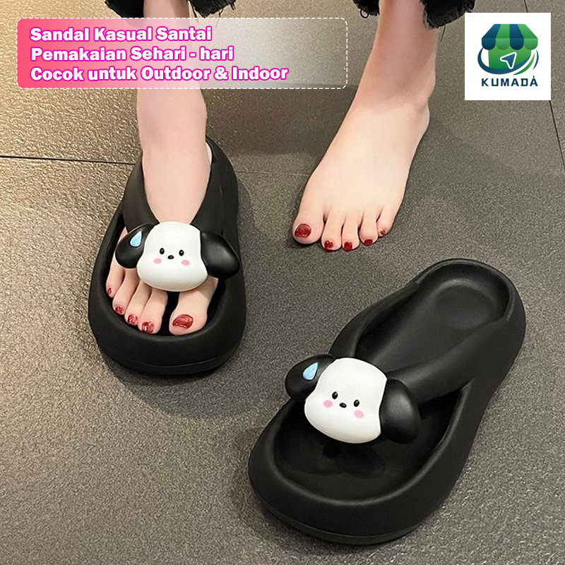 Jual KUMADA Sandal Wanita Kekinian Sandal Pantai Wanita Import Sandal ...