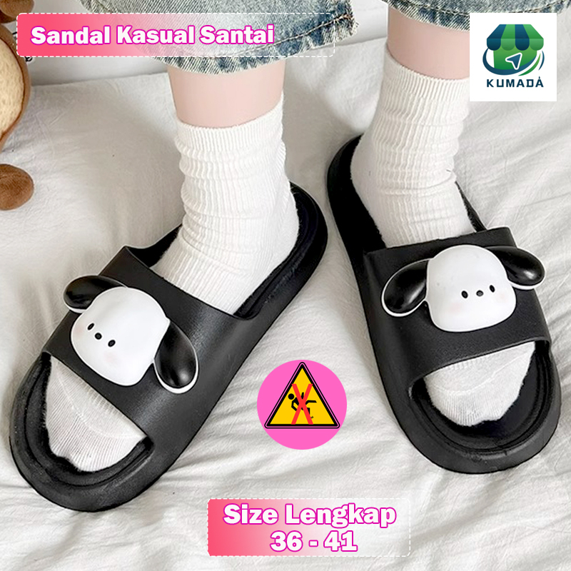 Jual KUMADA Sandal Wanita Kekinian Sandal Pantai Wanita Import Sandal ...