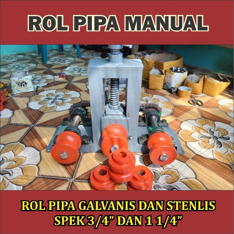 Jual (TERBARU) ALAT ROL PIPA MANUAL Spek ¾ Dan 1 Inc (GARANSI) | Shopee ...