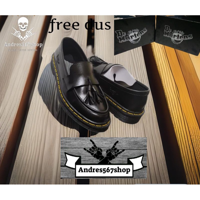 Jual sepatu.Dr.martens.loafres.Adrian free kos kaki dasi.full.black ...