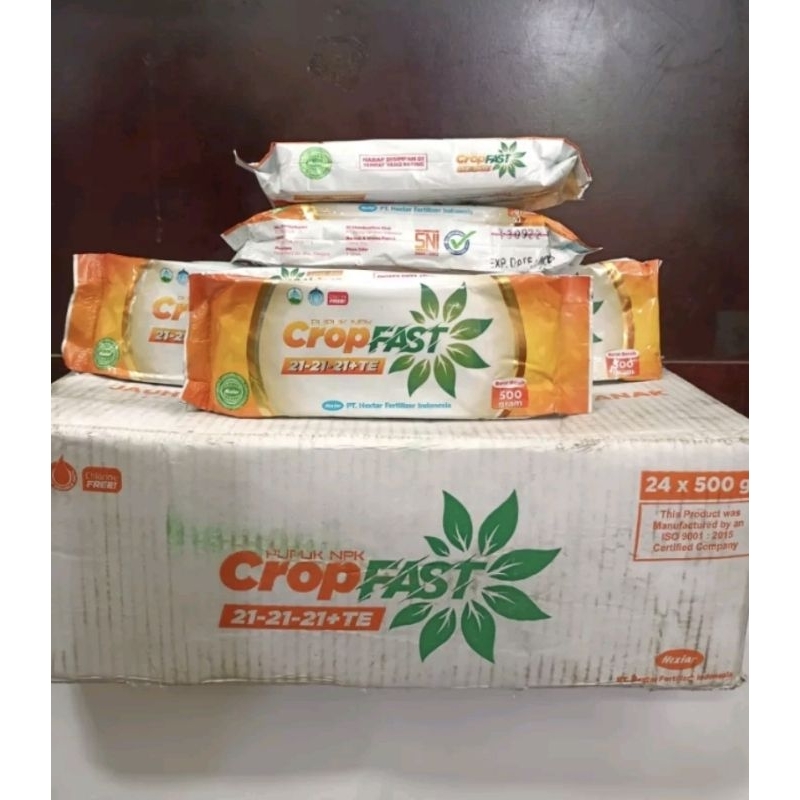 Jual Pupuk NPK CROPFAST 21-21-21+TE 500GR | Shopee Indonesia
