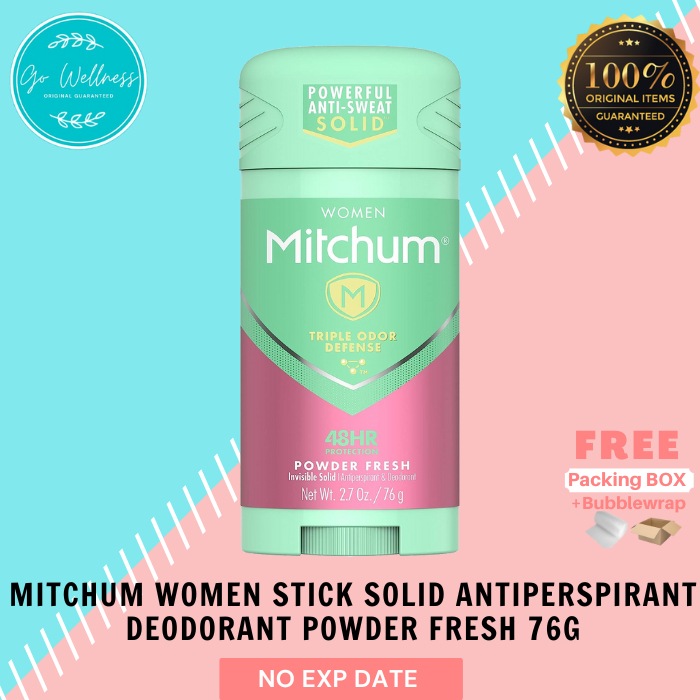Jual Mitchum Women Stick Solid Antiperspirant Deodorant Powder Fresh ...