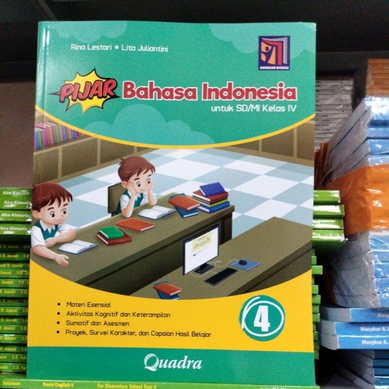 Jual pijar Bahasa Indonesia kelas 4 SD penerbit Quadra kurikulum merdeka | Shopee Indonesia