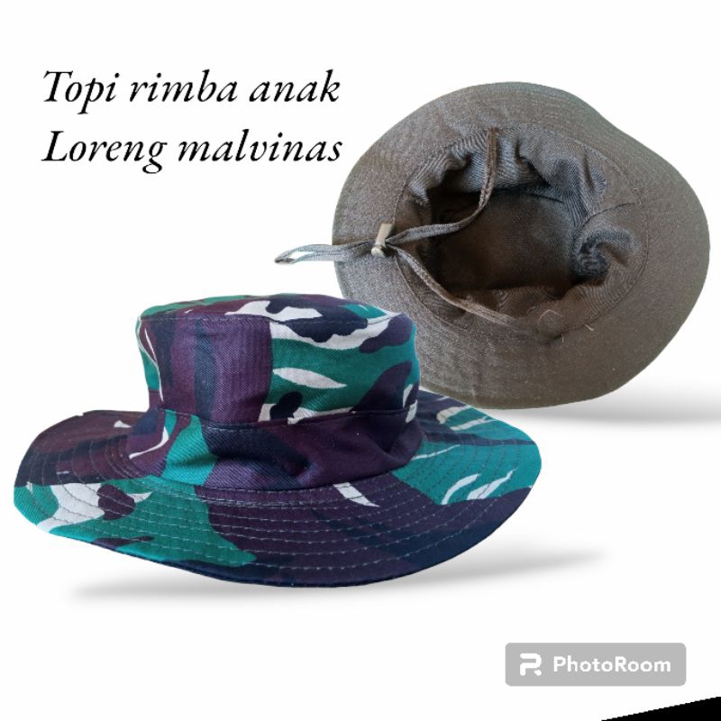 Jual Topi tentara model rimba anak loreng malvinas - Topi tentara ...