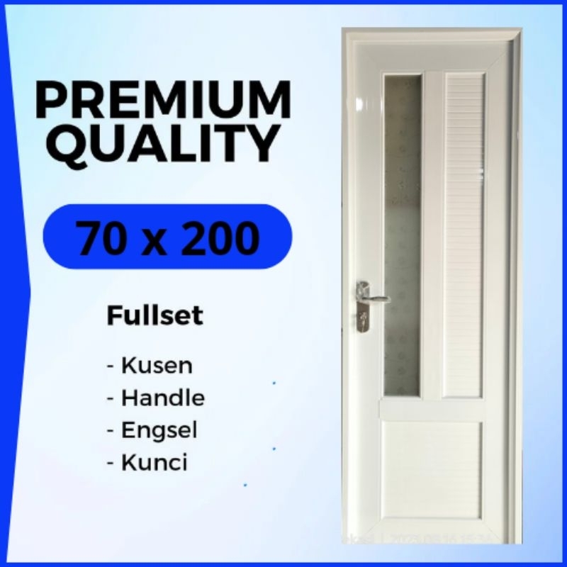 Jual Pintu Pvc Minimalis Special Platinum 70 x 200 cm | Shopee Indonesia