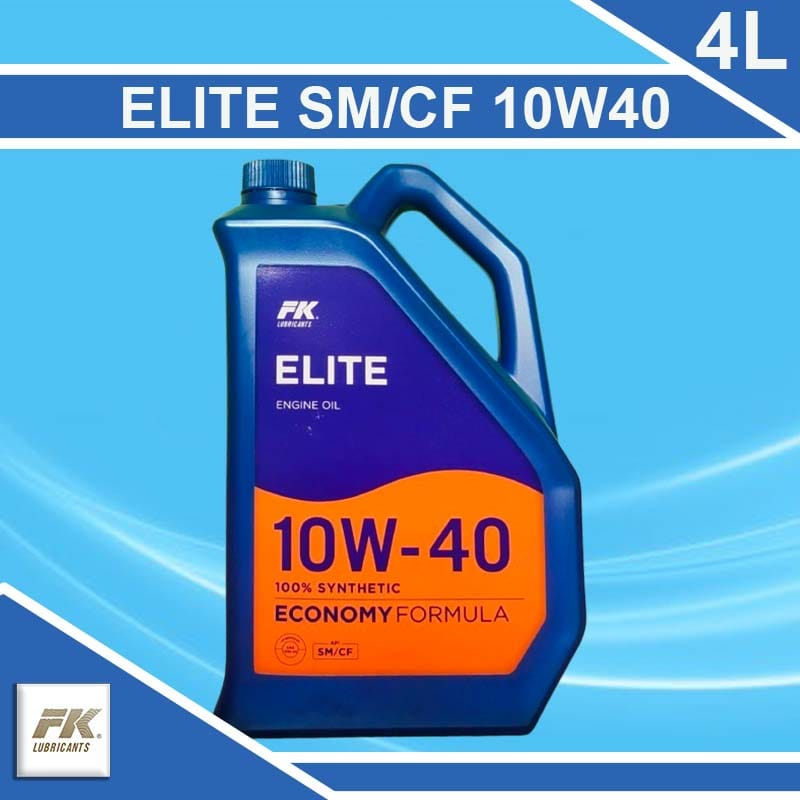 Jual oli fk lubricants, elite sm/cf, 10w40, 4 liter | Shopee Indonesia